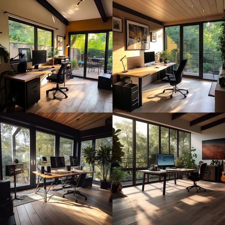 Detail Description of a Modern Home Office Prompt | NeoPrompt
