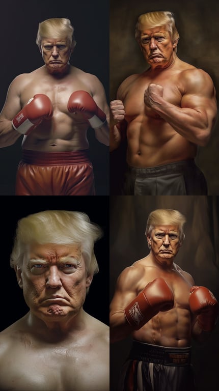 Donald Trump as a UFC Fighter in Hyper Realistic 8K Portrait Prompt ...