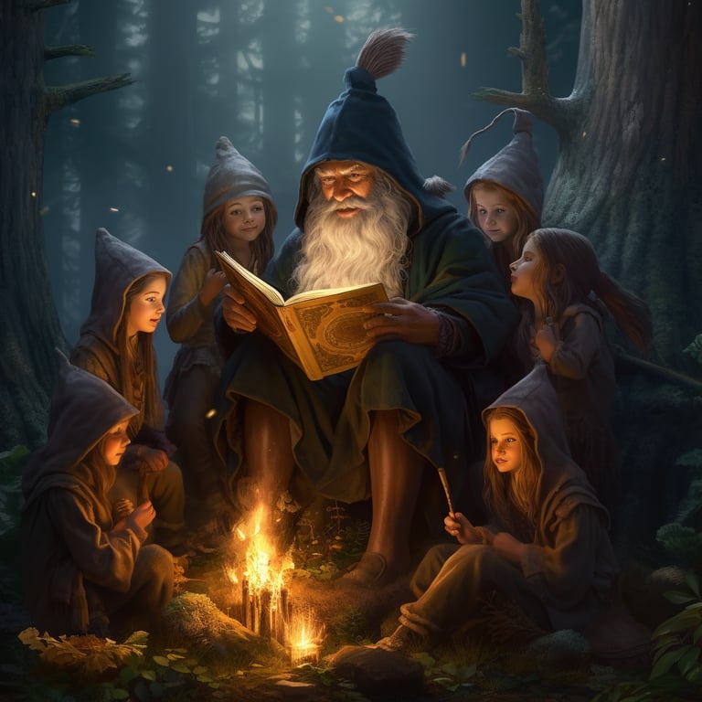 A Wizard's Tale by the Campfire Prompt | NeoPrompt