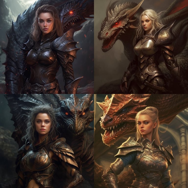 Embarking on the Hybrid Path: Dragon Woman Reborn Prompt | NeoPrompt