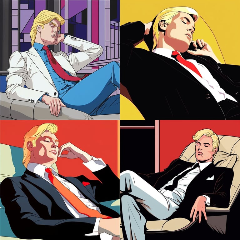Mid-Journey Trump: A Nagel Inspired Portrait Prompt | NeoPrompt