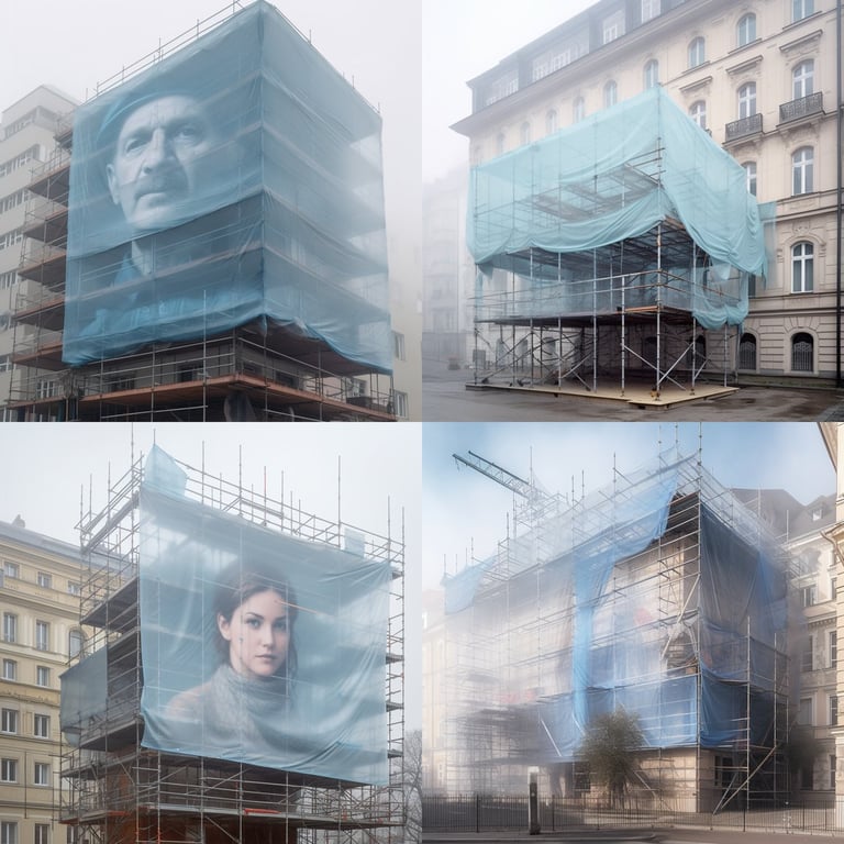 Scaffolding and Canopies in Mid-Journey Prompt | NeoPrompt