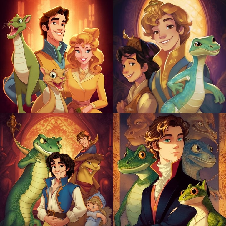 Disney Poster Displaying Unusual Friendship Prompt | NeoPrompt
