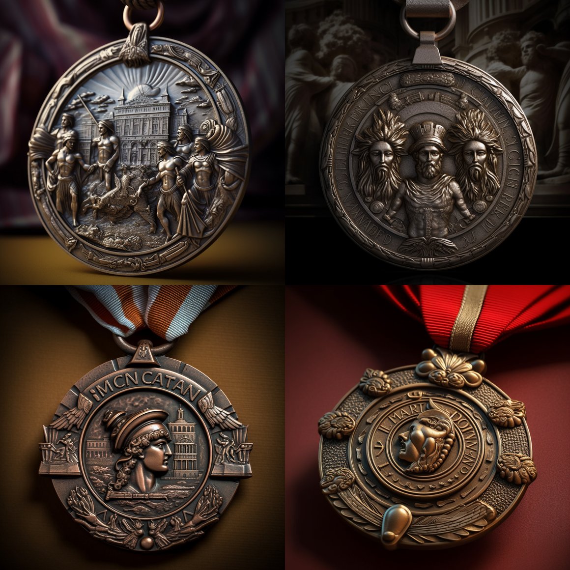 Gladiator Courage Recognition Medallion Prompt | NeoPrompt