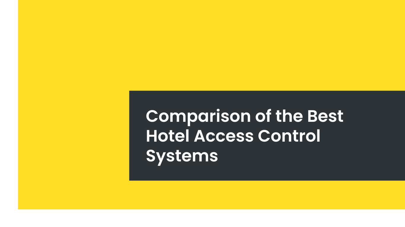 Best Hotel Access Control Systems 2026 | HotelMinder