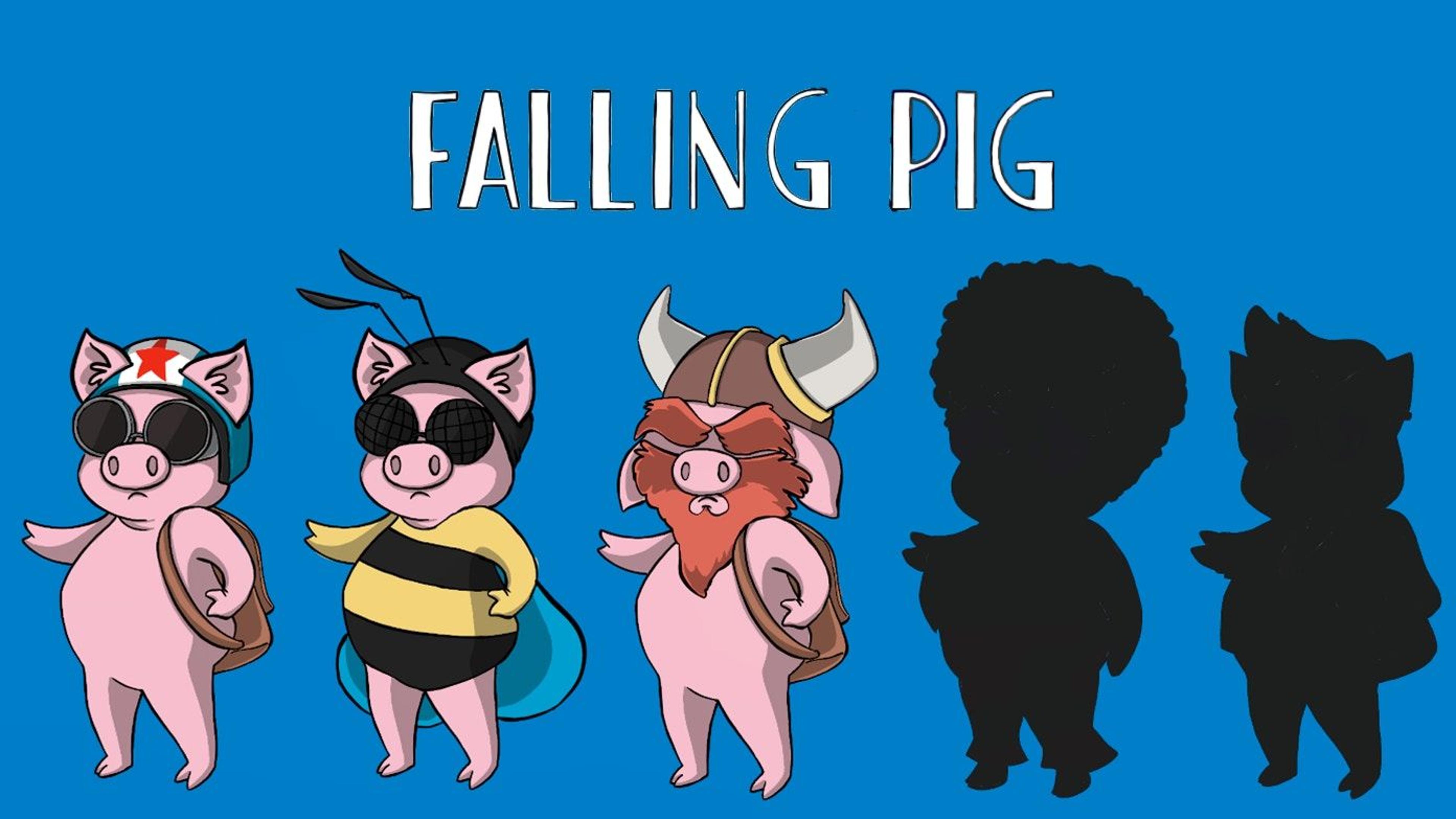 👋 Falling Pig Play Now For Free at LupyGames.com!