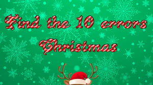 👋 Find 10 errors - CHRISTMAS Play Now For Free at LupyGames.com!