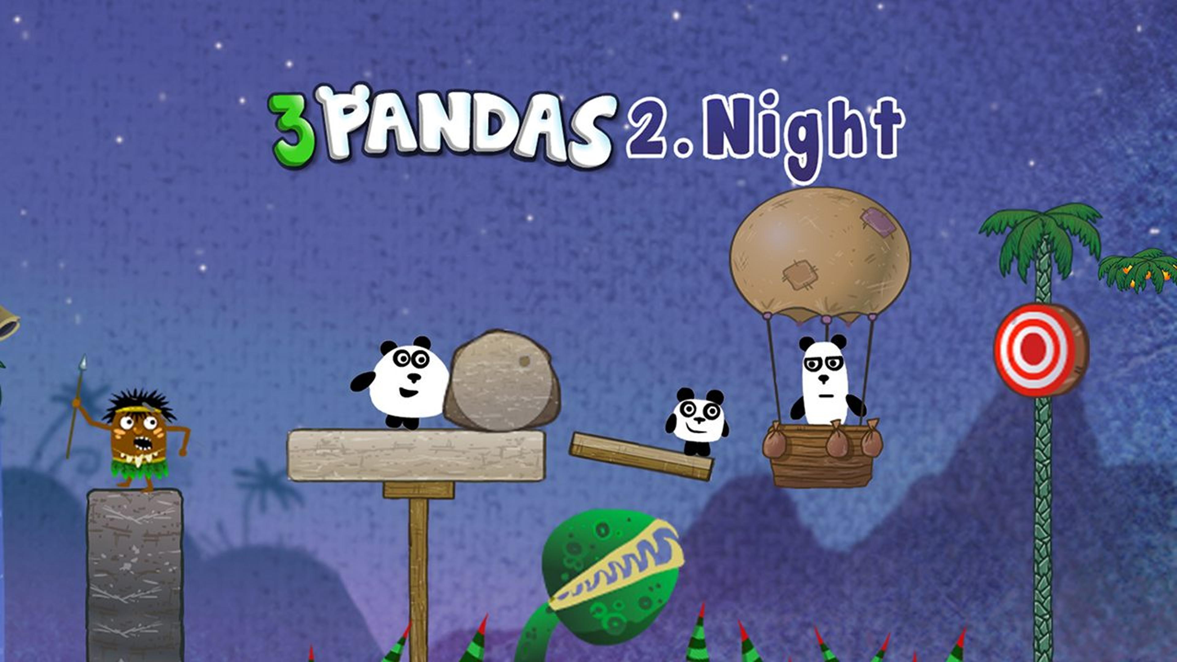 👋 3 Pandas 2. Night Play Now For Free at LupyGames.com!