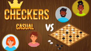 👋 Checkers Casual Play Now For Free at LupyGames.com!