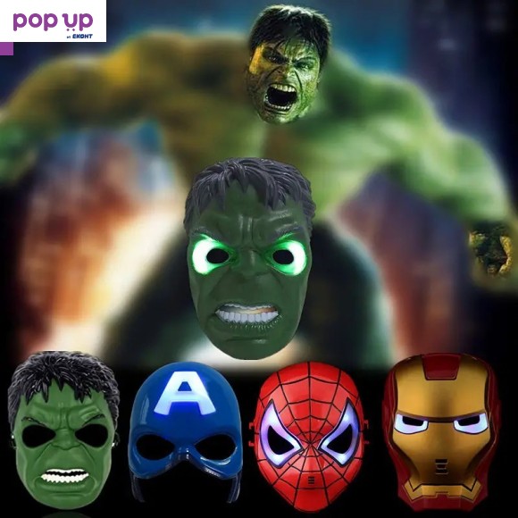 Маска Спайдърмен,Хълк,Батман,Аирънмен /Mask Halloween Spider-Man от ...