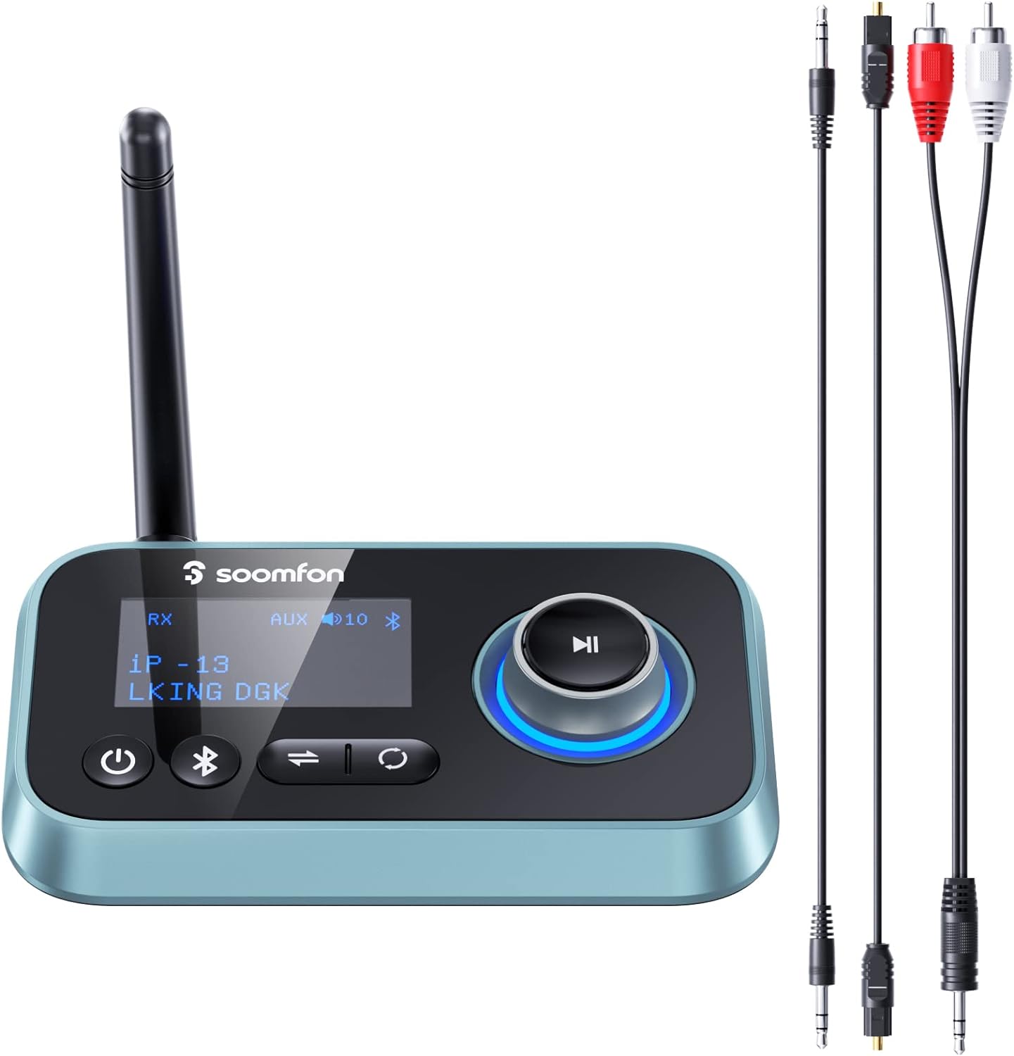 Bluetooth предавател и приемник TV -SOOMFON Bluetooth 5.0q трасмитер от ...