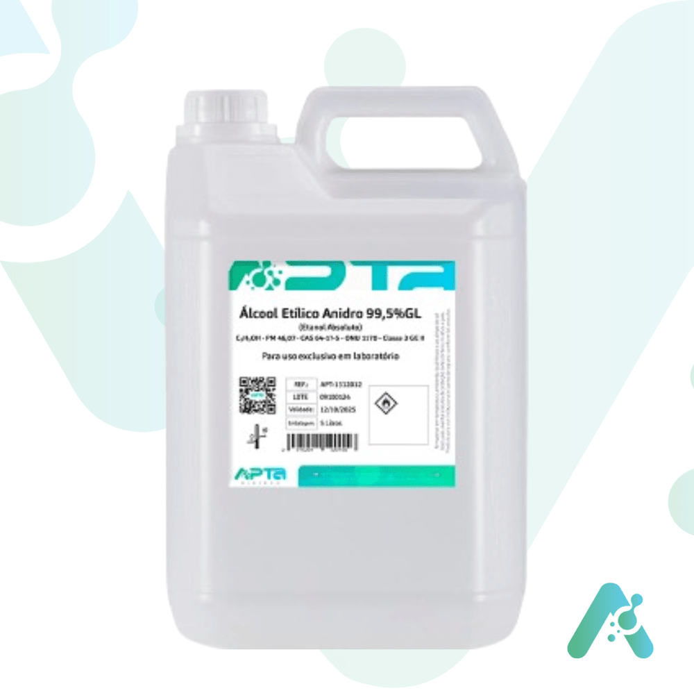 Álcool Etílico Anidro PA 99,5°GL 1L/5L/25L Lab
