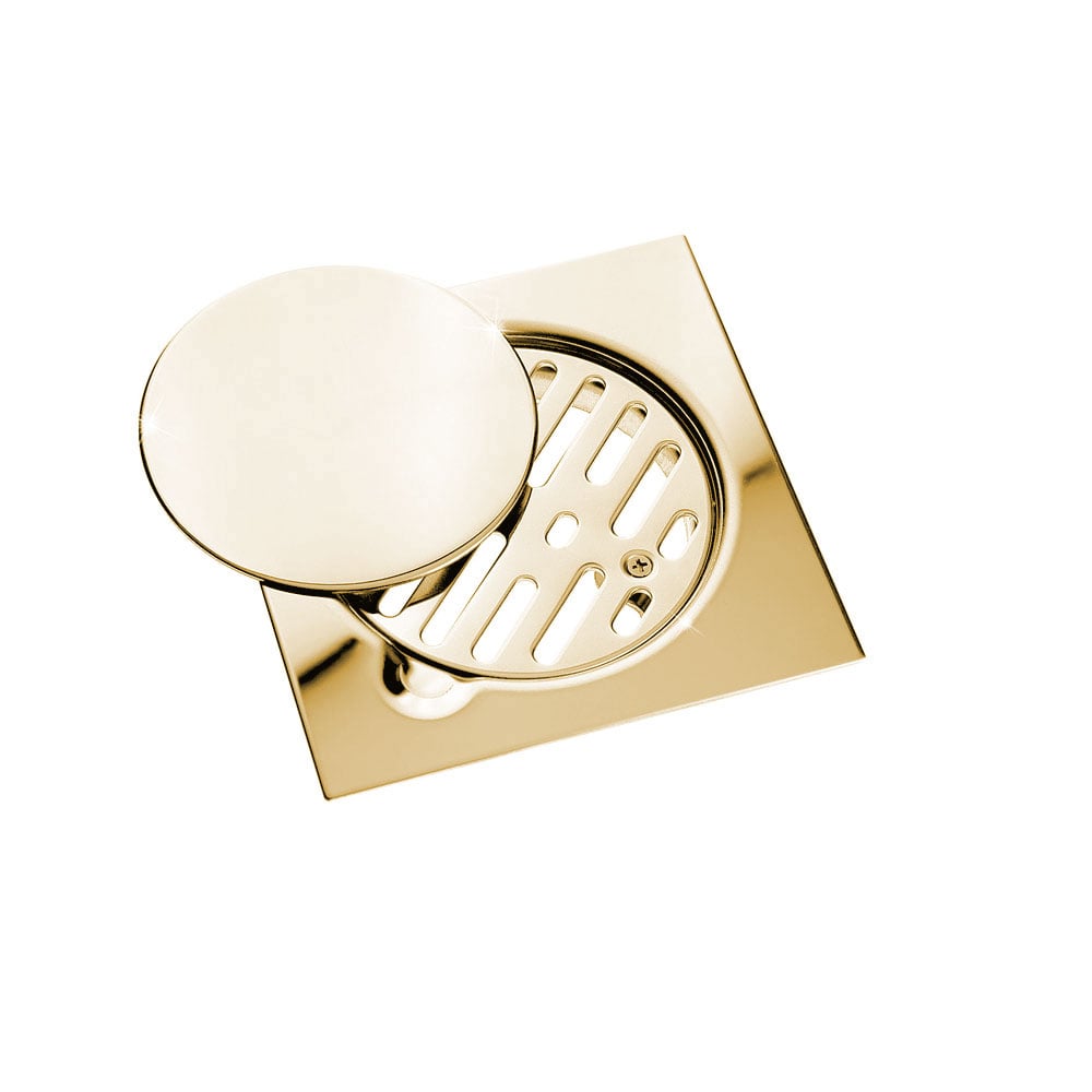 Σχάρα Δαπέδου Ανοξείδωτη Miro SSP Color 12x12 — Golden Bath