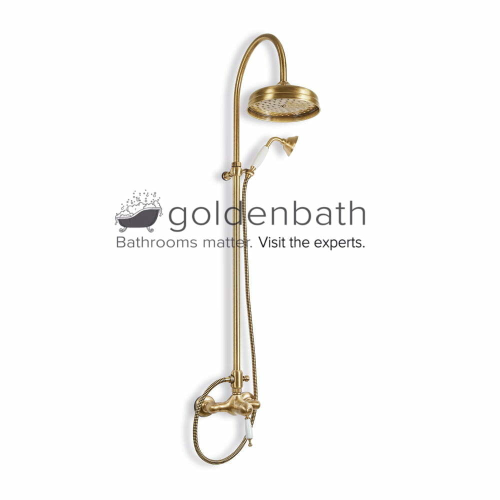 Στήλη Ντούζ Θερμοστατική Με Μπαταρία Paffoni Birillo — Golden Bath