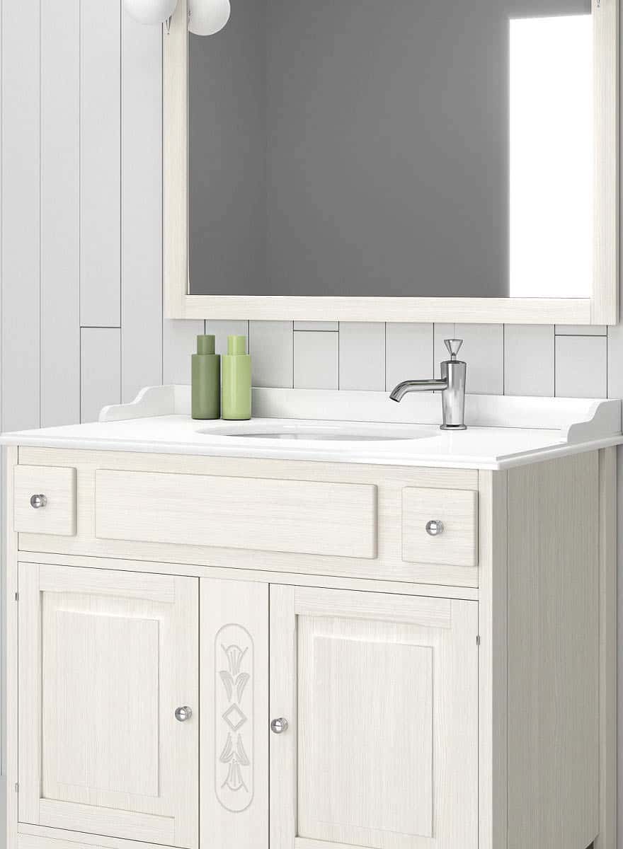 Έπιπλο Μπάνιου Zebis Kalianos 105 — Golden Bath