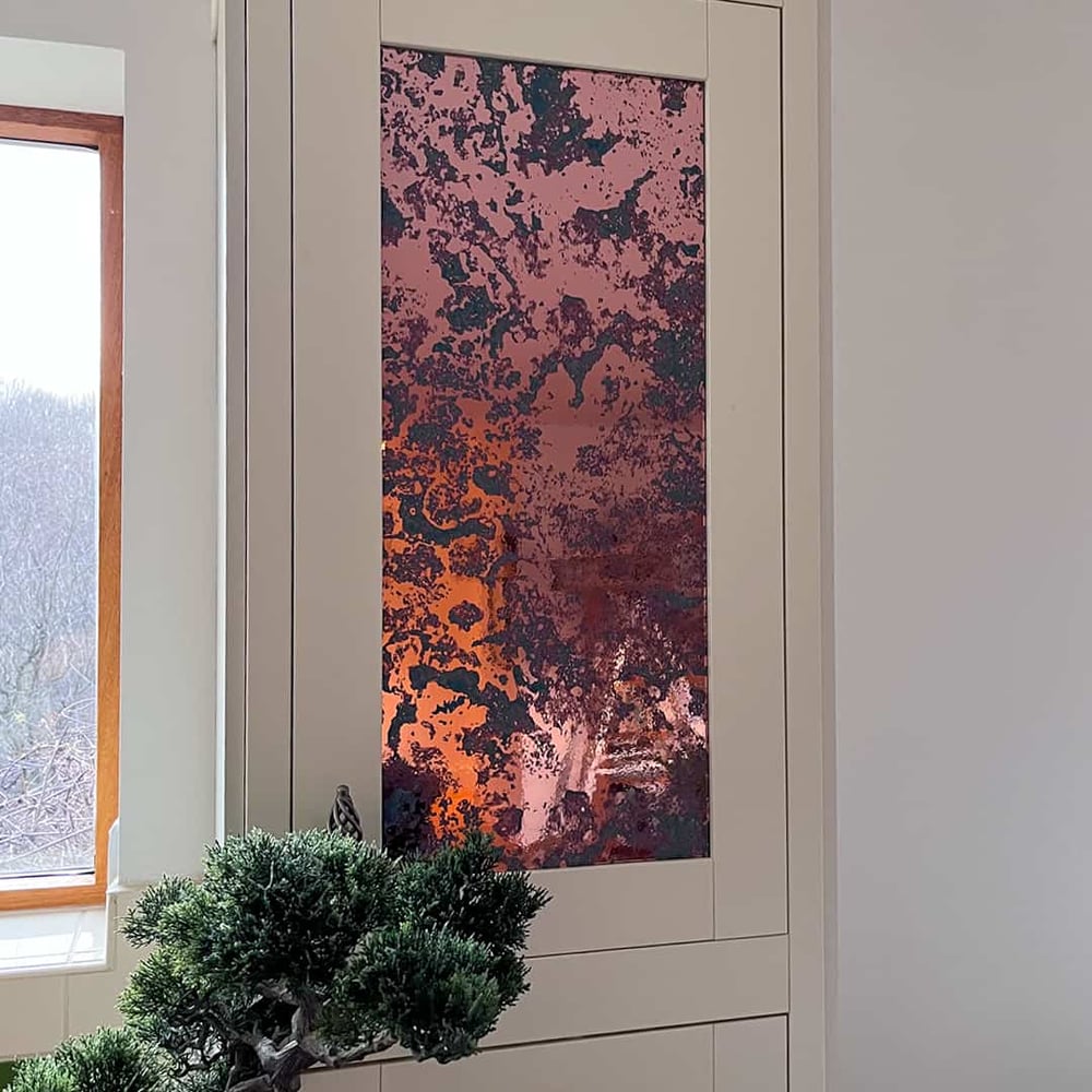 Antique Copper Mirror Window Film | Surface Designs