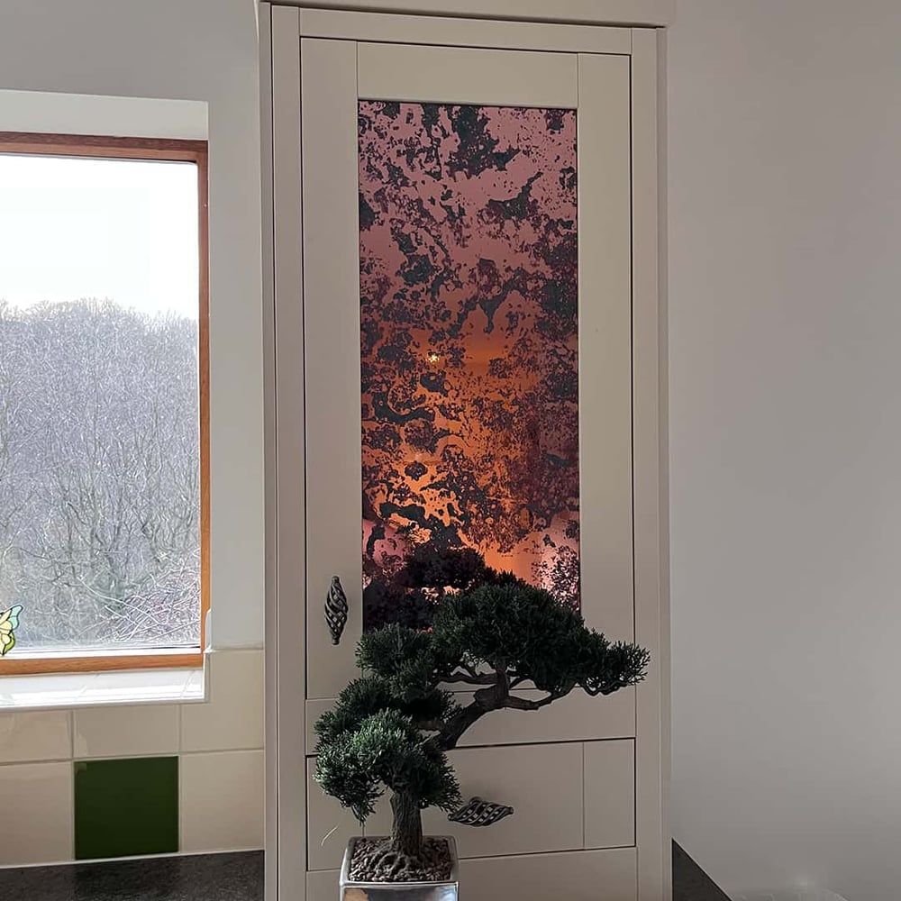Antique Copper Mirror Window Film | Surface Designs