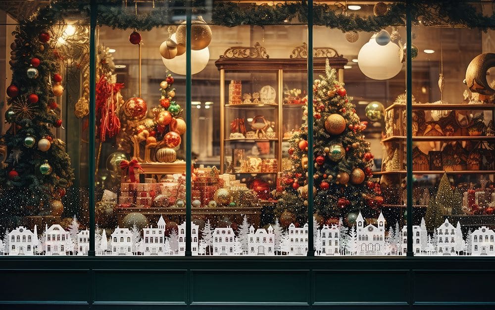 Winter Village Window Film | Surface Designs