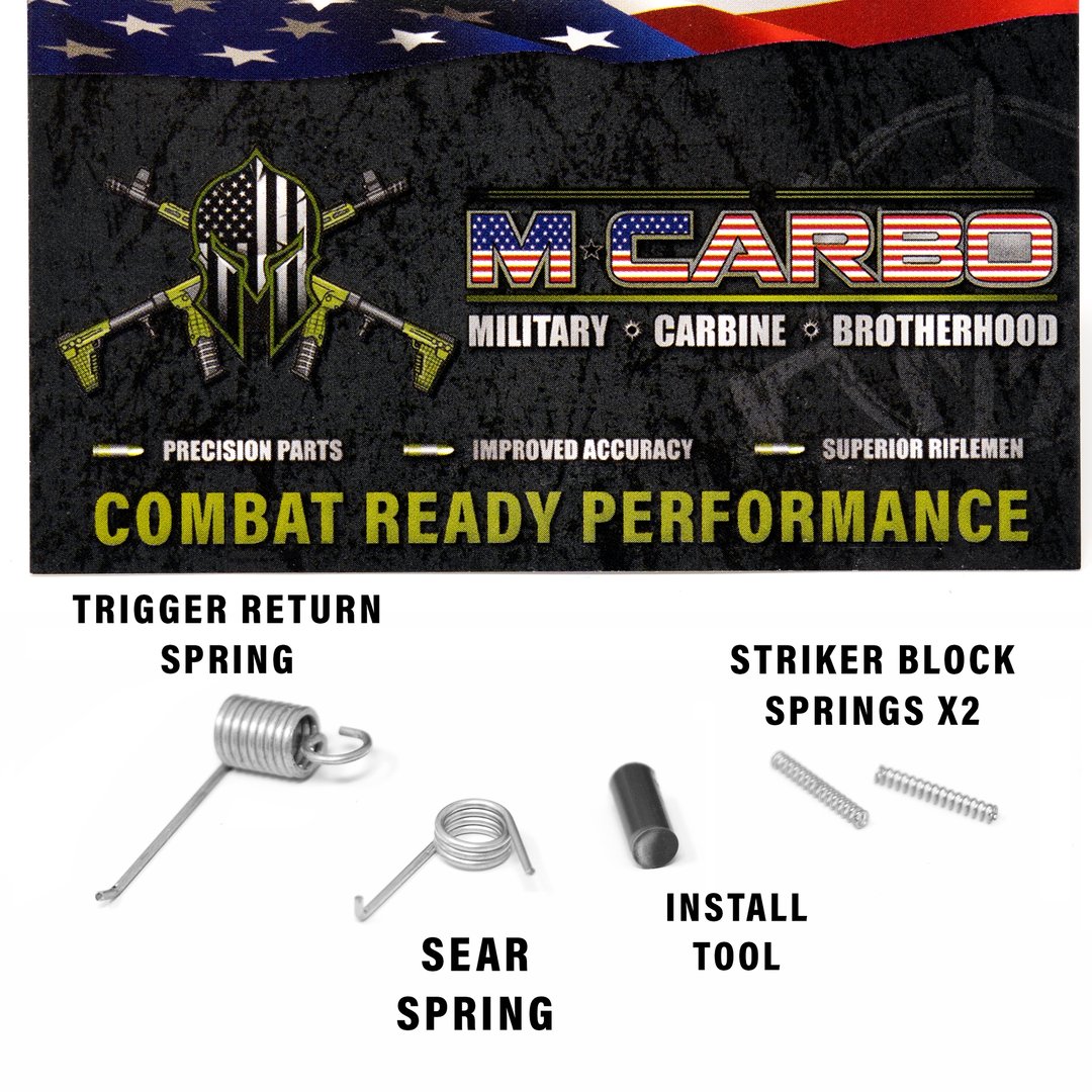 Ruger MAX-9 Trigger Spring Kit – 25% Pull Reduction | M*CARBO