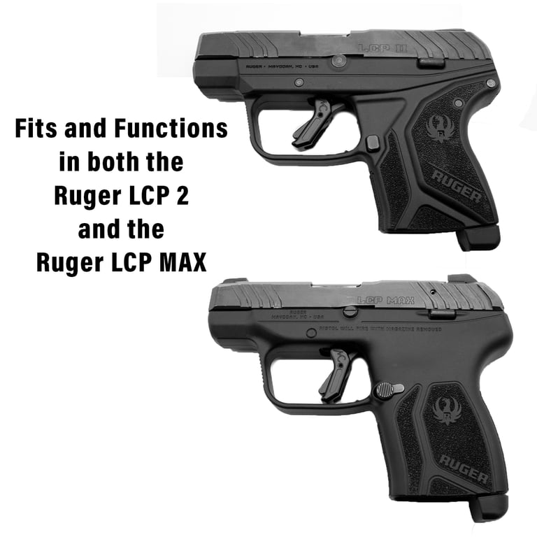 Ruger LCP II & LCP MAX Flat Trigger – Short Stroke CNC Upgrade | M*CARBO