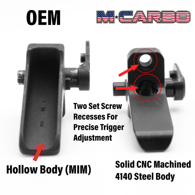 Sig P320 Short Stroke Flat Trigger | Reduce Pull & Travel | M*CARBO