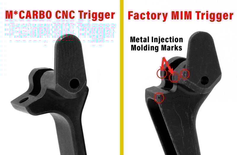 Sig P365 Short Stroke Flat Trigger | CNC Steel Upgrade | M*CARBO