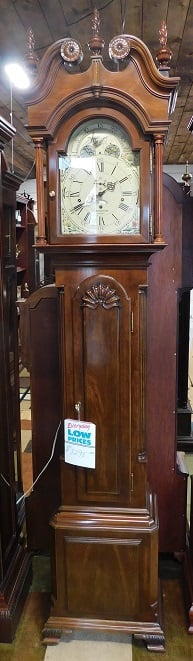 John Goddard Grandfather by Sligh - Clocks by Christopher