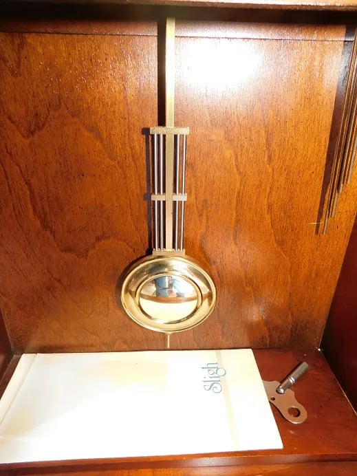 Sligh wall regulator with painted dial - Clocks by Christopher