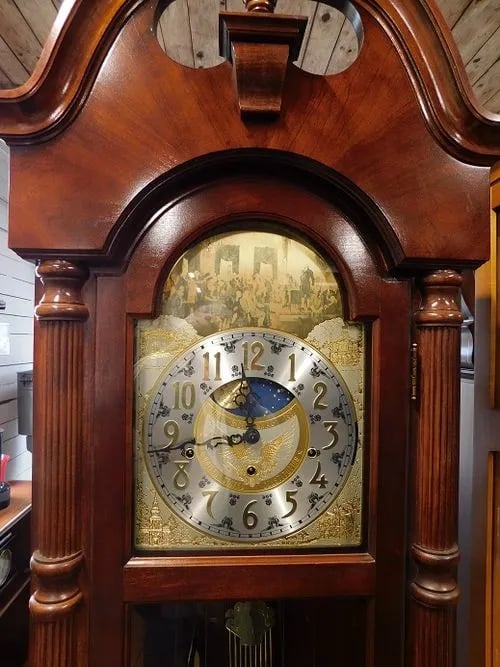 Ridgeway Bicentennial Grandfather Clock SOLD - Clocks by Christopher