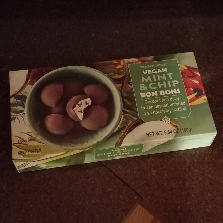 Trader Joe's Non Dairy Mint & Chip Bon Bons Review | abillion