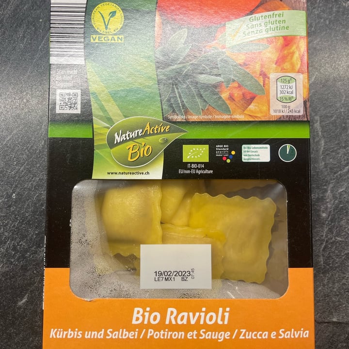 Aldi - Nature active bio Bio ravioli zucca E Salvia Review | abillion