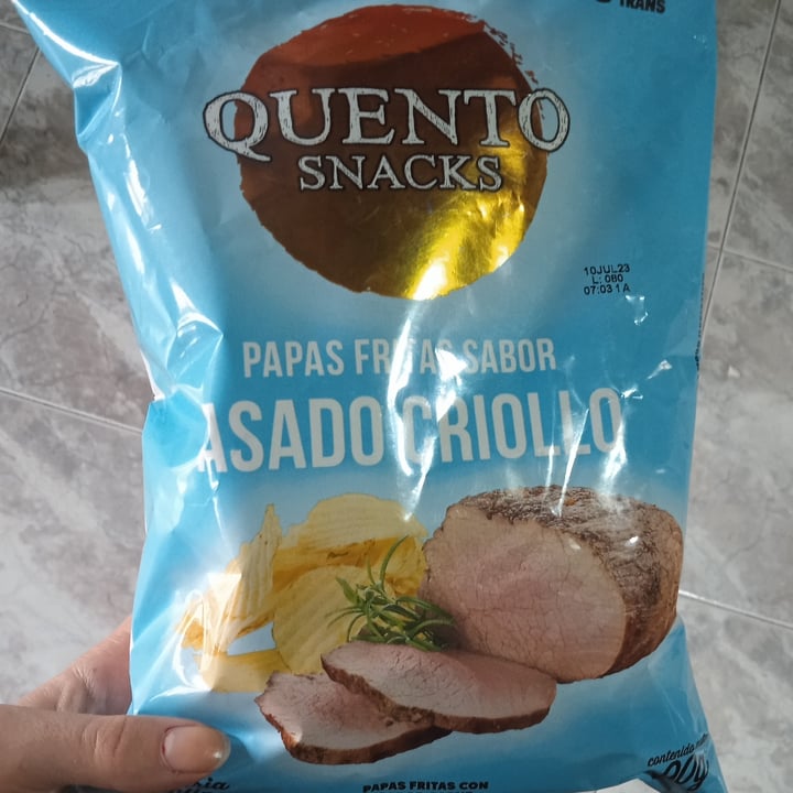 Quento Snacks Papas fritas sabor asado criollo Review | abillion
