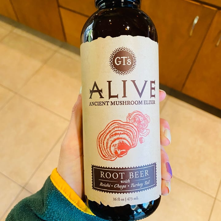 GT’s Living Foods Alive - Ancient Mushroom Elixir Root Beer Review ...