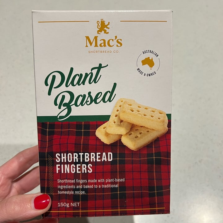 Mac’s Shortbread Co Plant Based Shortbread Fingers Review | abillion