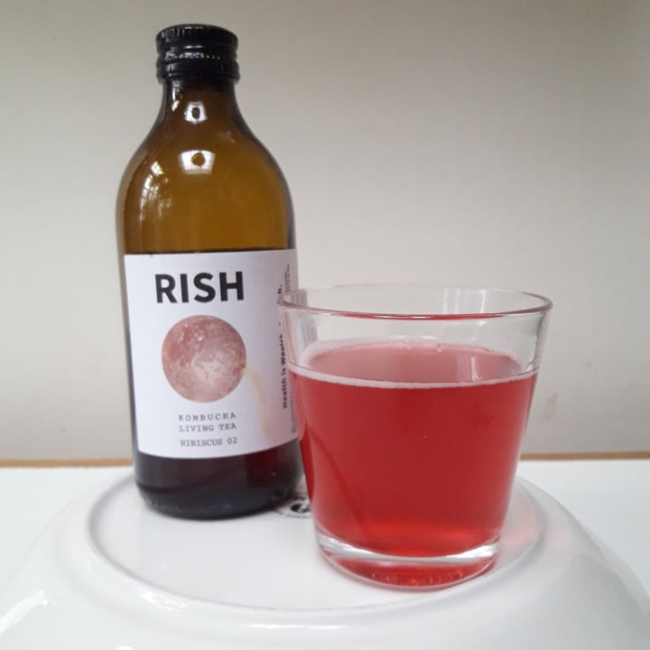 RISH Kombucha Living Tea Hibiscus 02 Review | abillion