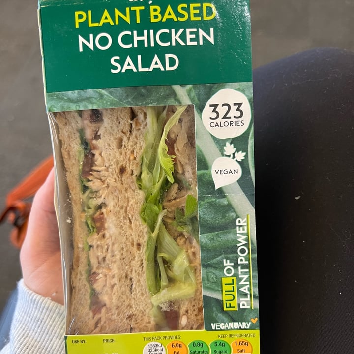 Boots Plant Based No Chicken Salad Sandwich Review | abillion