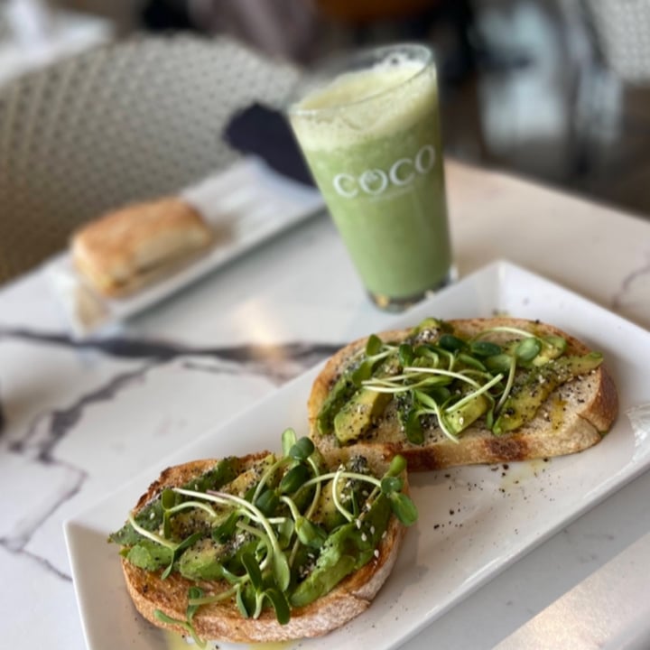 Coco Espresso, Bistro & Bar United States Classic Avacado Toast Review ...