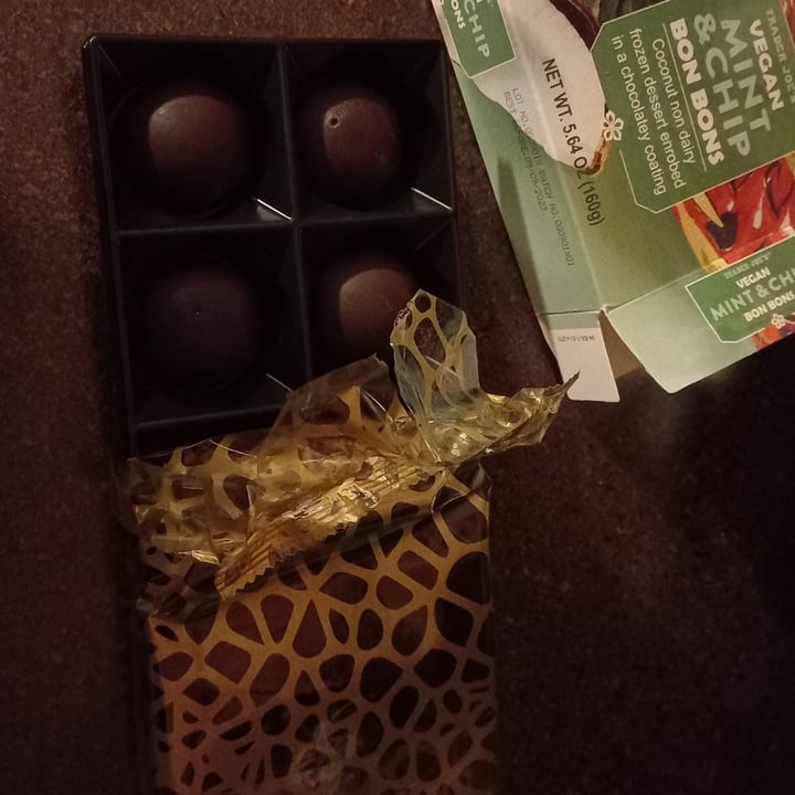 Trader Joe's Non Dairy Mint & Chip Bon Bons Review | abillion