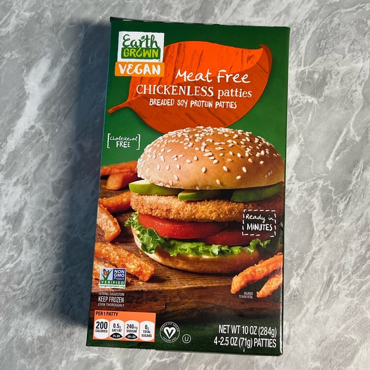 Earth Grown Meat Free Chickenless Patties Review | abillion