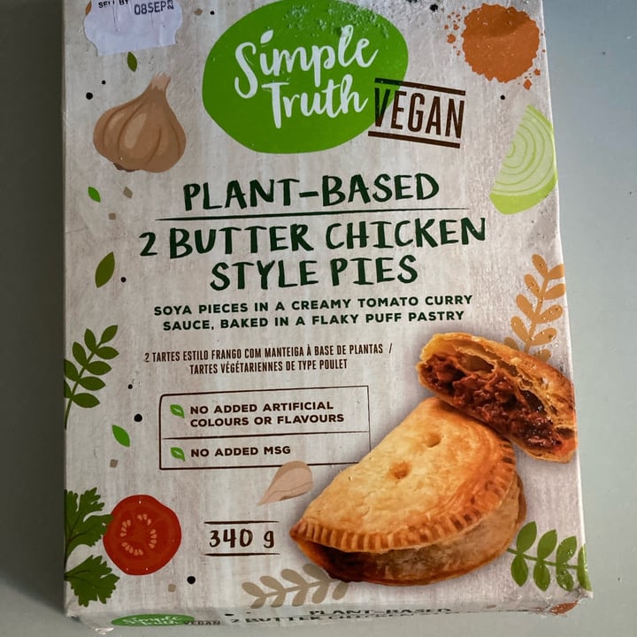 Simple Truth Plant Based 2 Butter Chicken Style Pies Review | abillion