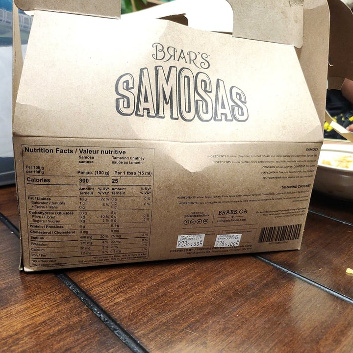Brar's BRAR'S SAMOSAS Review | abillion