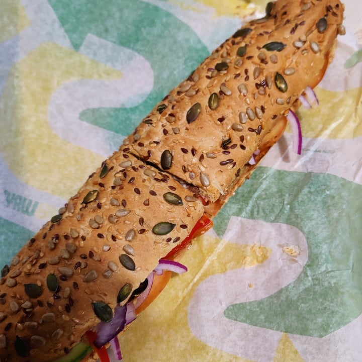 Subway Pori, Finland Plant-Based Teriyaki Steak and Cheese Sub Review ...