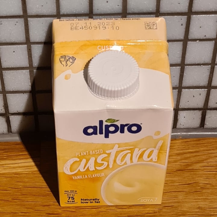 Alpro PLANT-BASED custard VANILLA FLAVOURED SAUCE Review | abillion