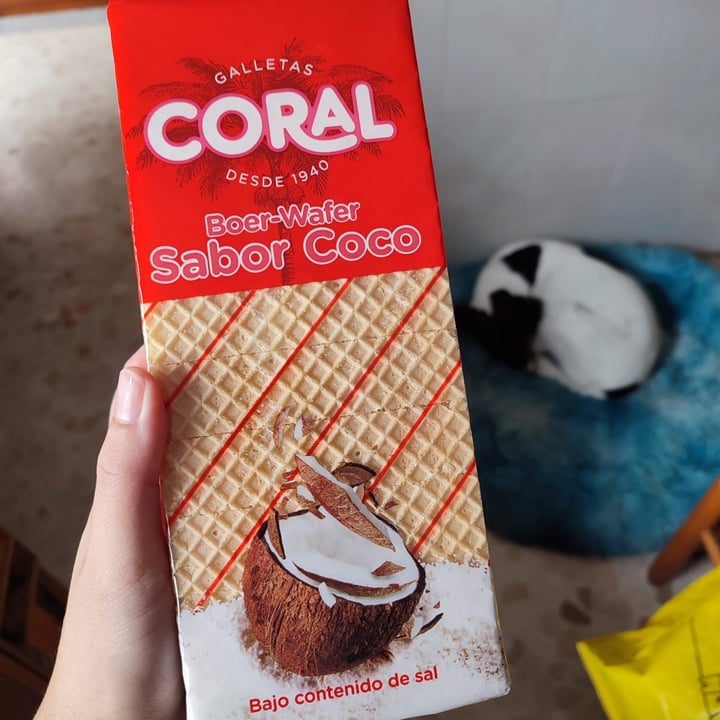 Coral Galletas Boer-Wafer Sabor coco Review | abillion