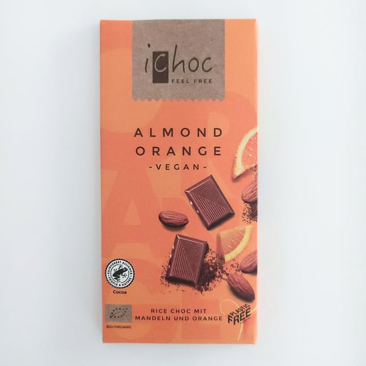 iChoc Almond Orange Vegan Chocolate Review | abillion
