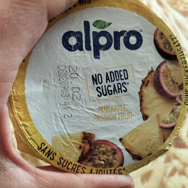 Alpro Ananas Fruit Passion Yogurt Review | abillion