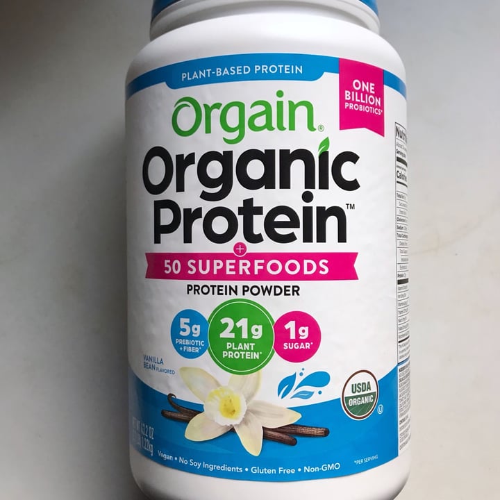 Orgain Orgain super foods and vanilla bean protein powder Reviews ...