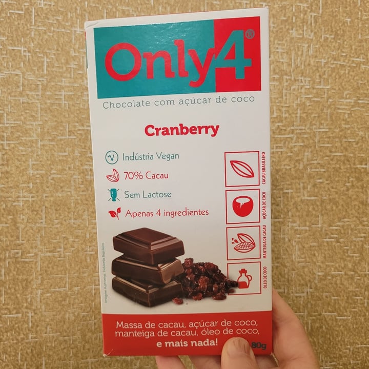 Only4 Only4 Chocolate Com Açúcar de Coco Cranberry Review | abillion