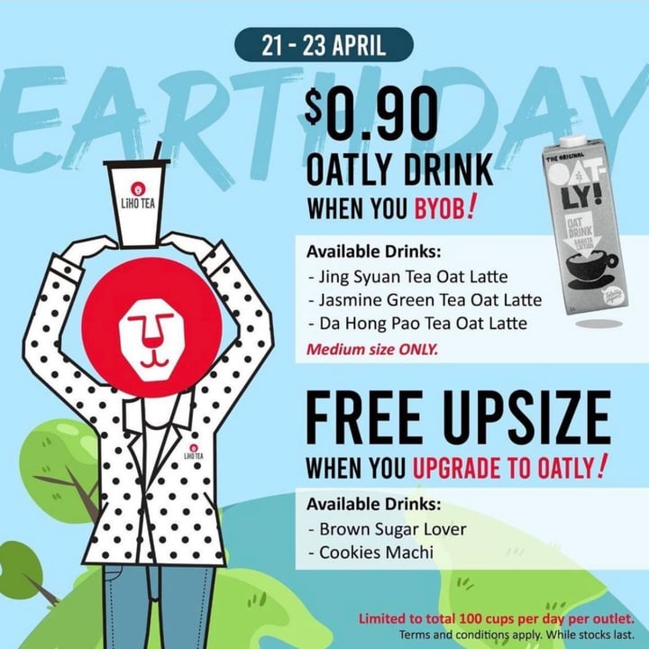 LiHO TEA @ City Square Mall Kallang, Singapore Jasmine Green Tea Oat ...