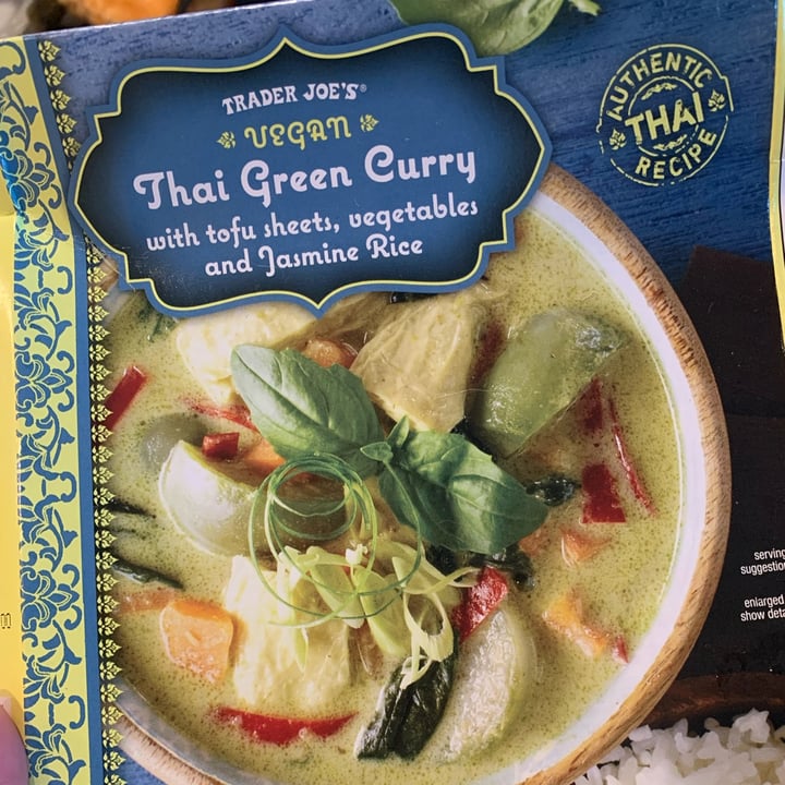 Trader Joe's Thai Green Curry with tofu sheets, vegetables and Jasmine Rice Review | abillion